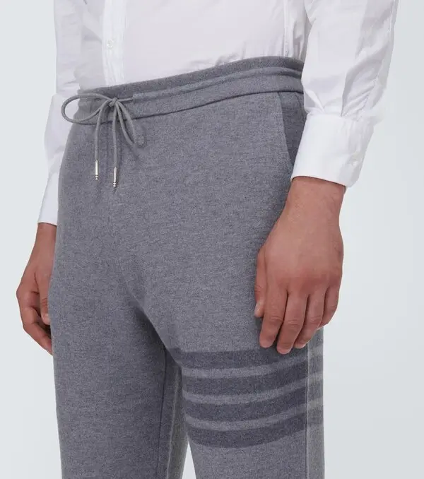 Thom Browne 4-bar Wool-blend Sweatpants