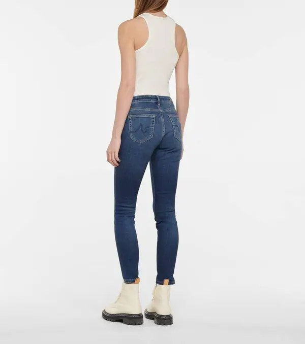 Ag Mid-rise Skinny Ankle Leggings