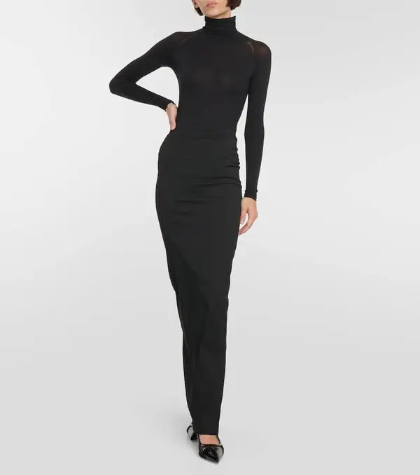 Alaïa Knit Maxi Skirt