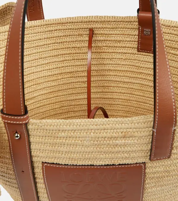 Loewe Elephant Basket Raffia Tote