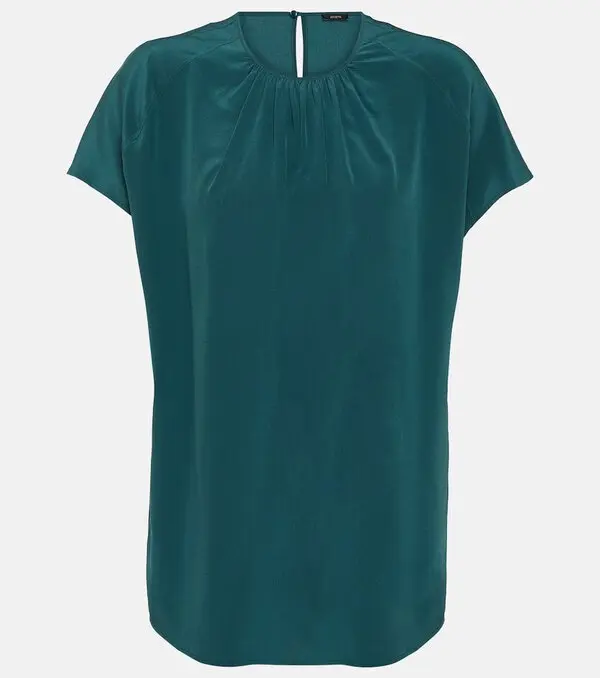 JOSEPH Soie Broca Silk Crepe Top