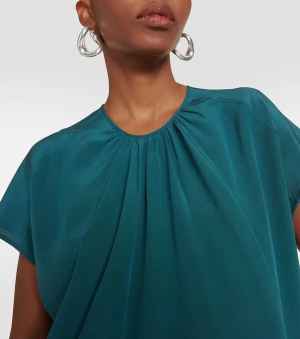 JOSEPH Soie Broca Silk Crepe Top