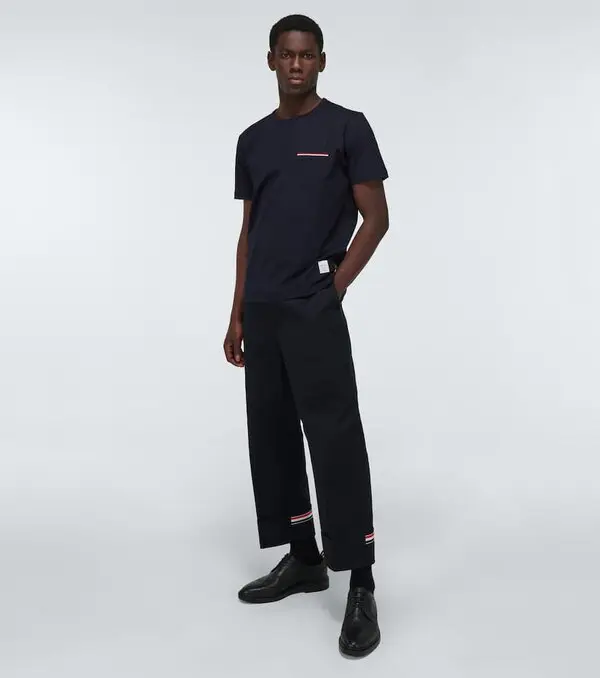 Thom Browne Short-sleeved Cotton T-shirt