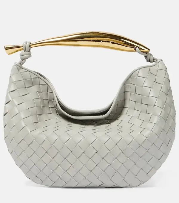 Bottega Veneta Sardine Intrecciato Leather Tote - Grey