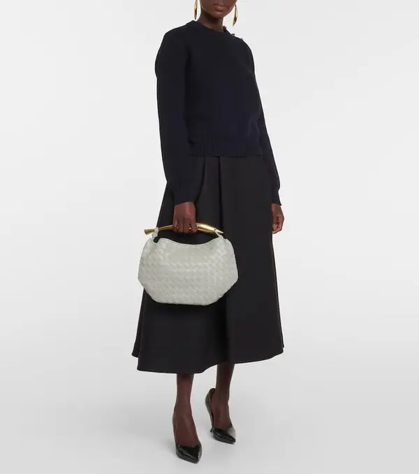 Bottega Veneta Sardine Intrecciato Leather Tote - Grey