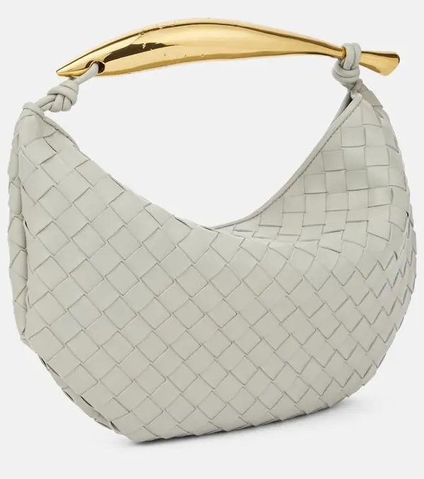 Bottega Veneta Sardine Intrecciato Leather Tote - Grey