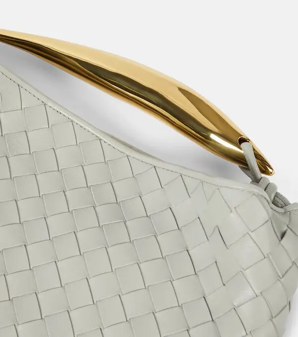 Bottega Veneta Sardine Intrecciato Leather Tote - Grey