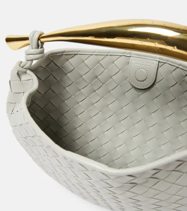 Bottega Veneta Sardine Intrecciato Leather Tote - Grey