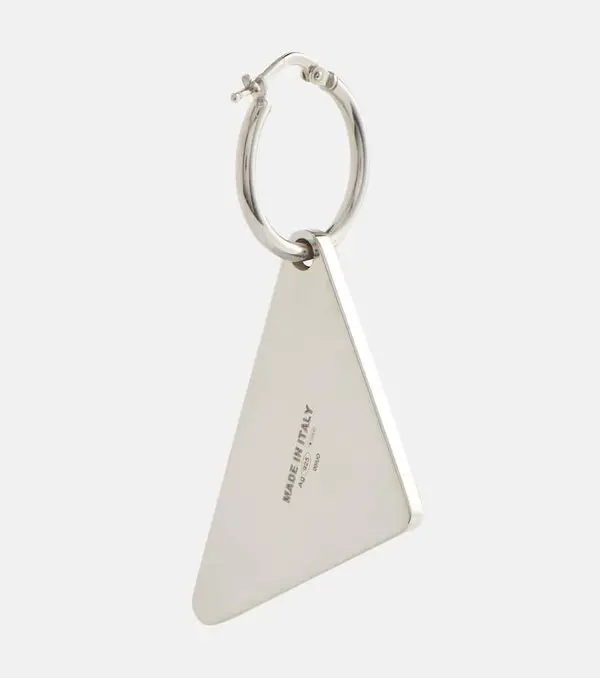 Prada Logo Hoop Earring