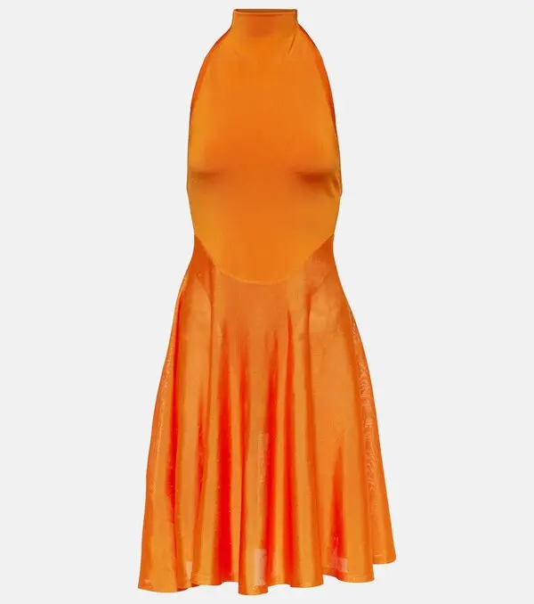 Alaïa High-neck Minidress