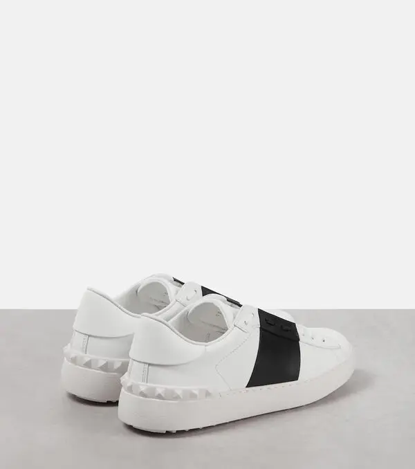Valentino Garavani Open Leather Sneakers - White