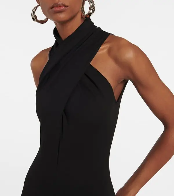 Alaïa Halterneck Crepe Jumpsuit