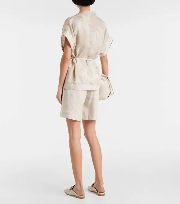 Brunello Cucinelli Linen Top