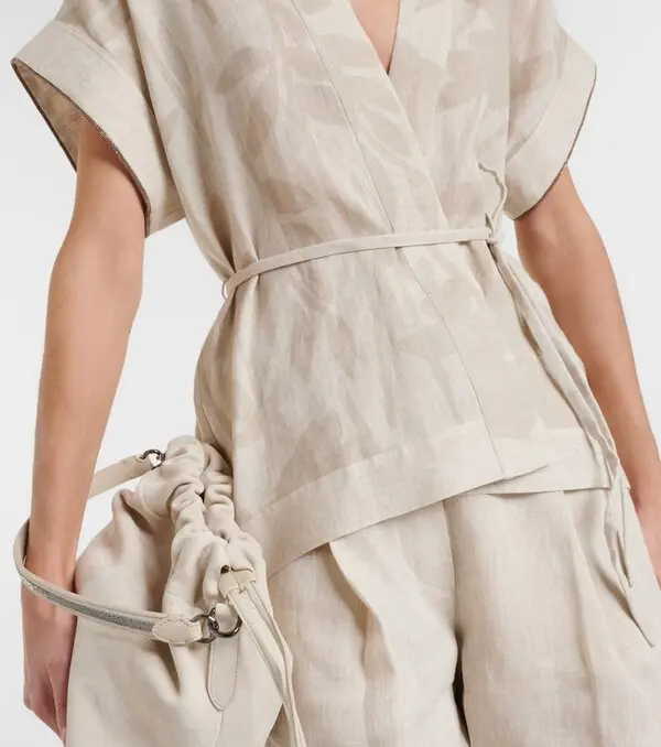 Brunello Cucinelli Linen Top