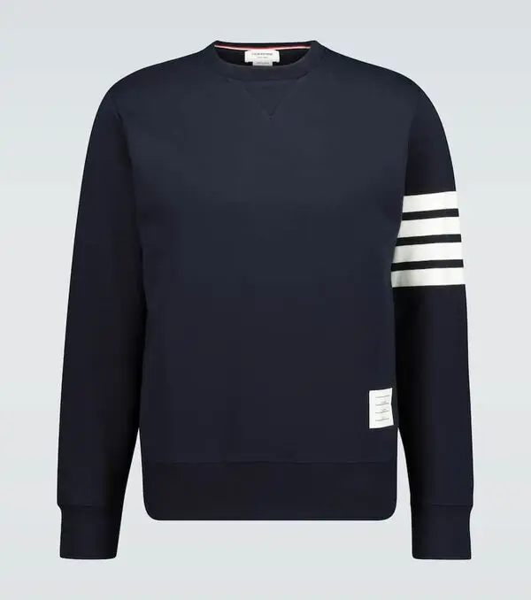 Thom Browne 4-bar Cotton Sweatshirt