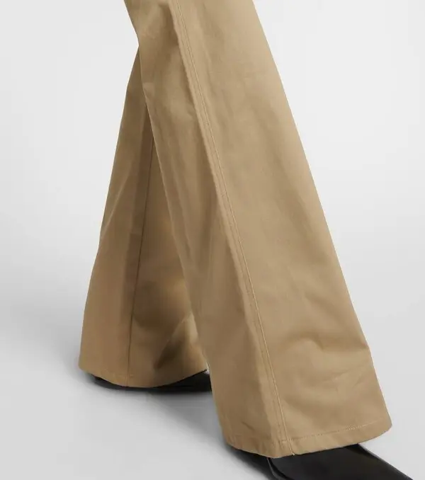 NILI LOTAN Quentin High-rise Flared Pants - Beige