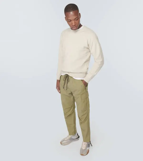 TOM FORD Enzyme Cotton Twill Cargo Pants