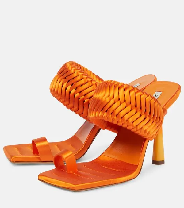GIA BORGHINI Rosie 1 Satin Sandals