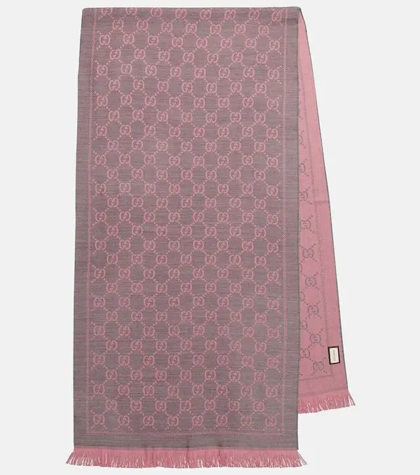Gucci Gg Wool Jacquard Scarf