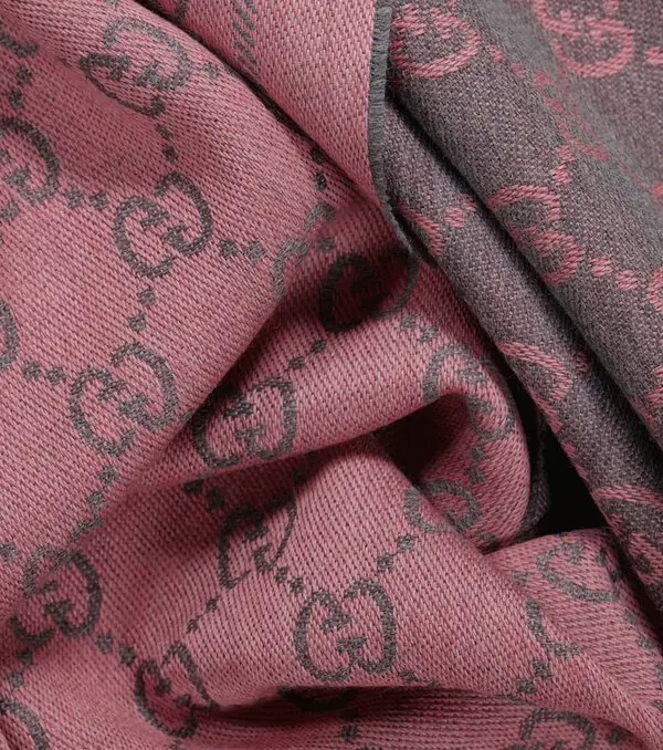 Gucci Gg Wool Jacquard Scarf