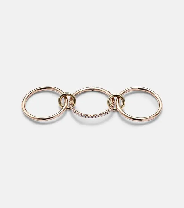 SPINELLI KILCOLLIN Sonny Two-tone Diamond Ring - Pink