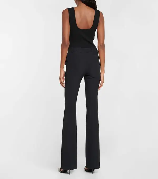 Alexander McQueen Mid-rise Flared Pants