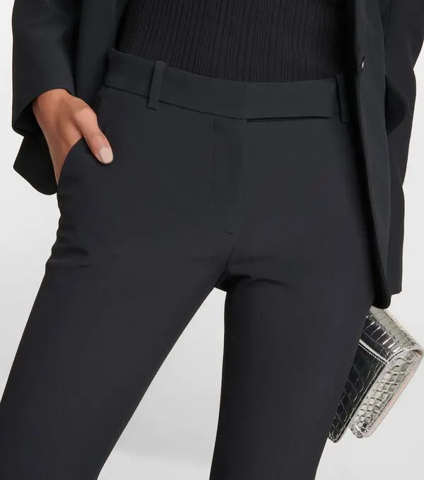 Alexander McQueen Mid-rise Flared Pants
