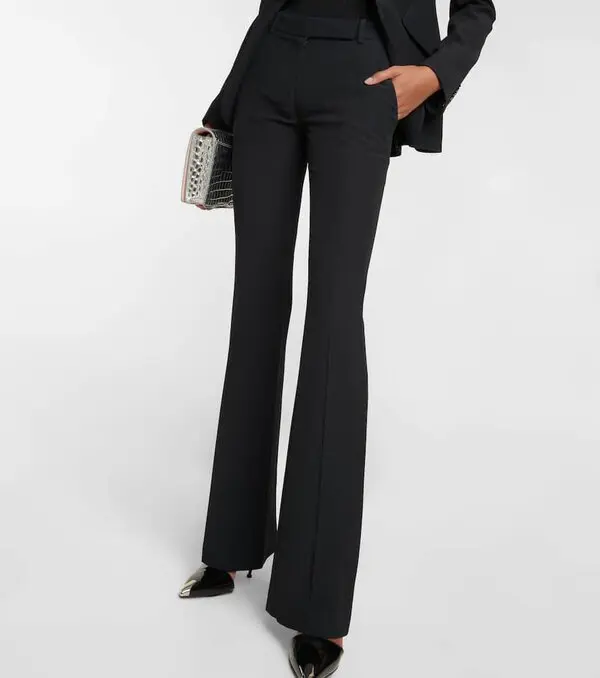 Alexander McQueen Mid-rise Flared Pants