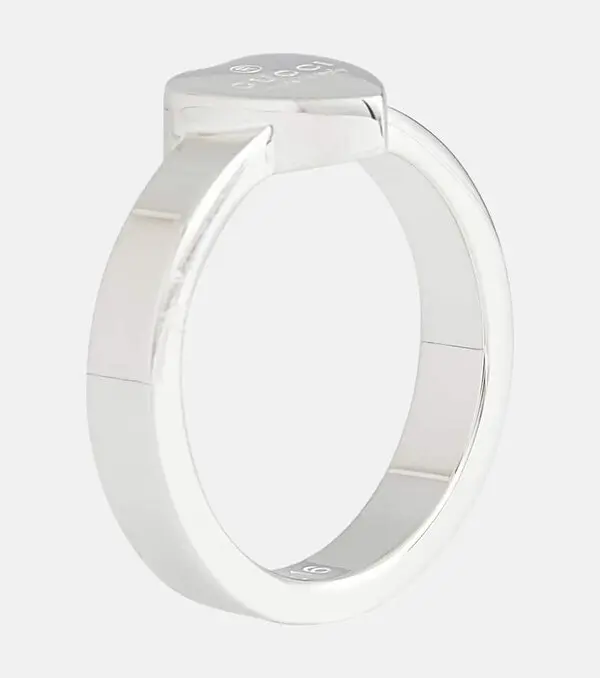Gucci Heart Detail Sterling Ring