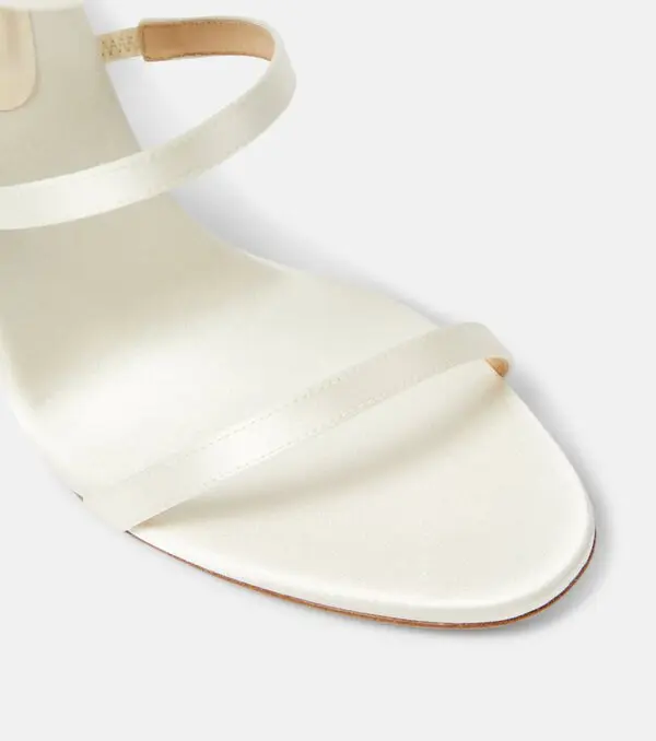 Magda Butrym Floral-applique Sandals - White