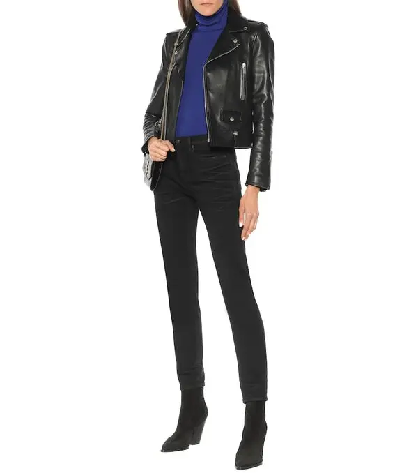 Saint Laurent Theo 95 Suede Ankle Boots