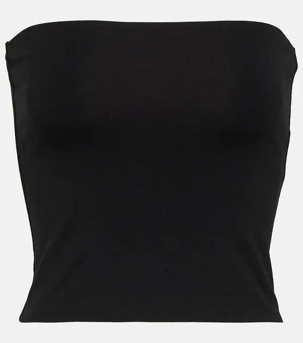 Brunello Cucinelli Cotton-blend Tube Top - Black