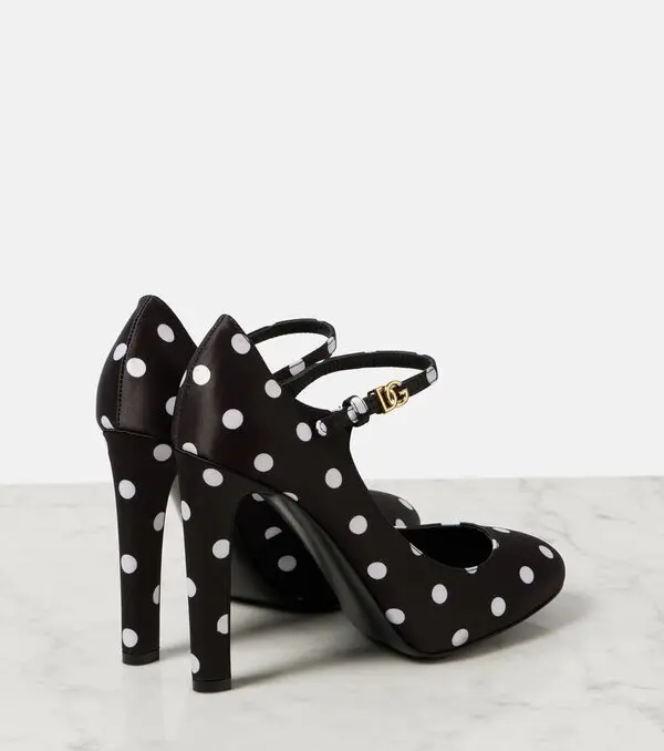 Dolce & Gabbana Sharon Polka-dot Mary Jane Pumps