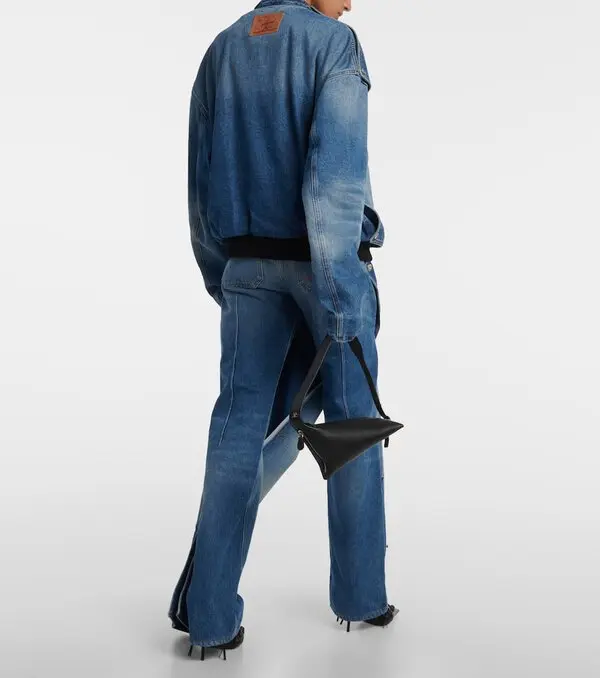 Y/project Snap Off Denim Bomber Jacket