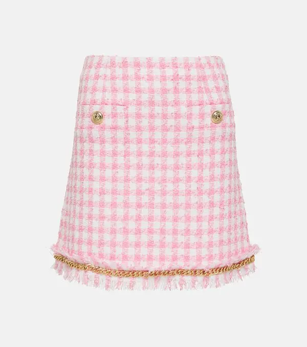 Rebecca Vallance Gabrielle Houndstooth Miniskirt