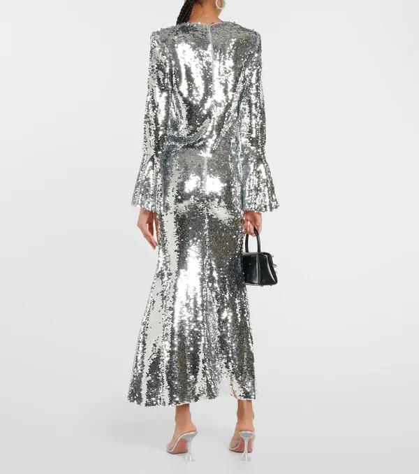 SELF-PORTRAIT Sequined Top