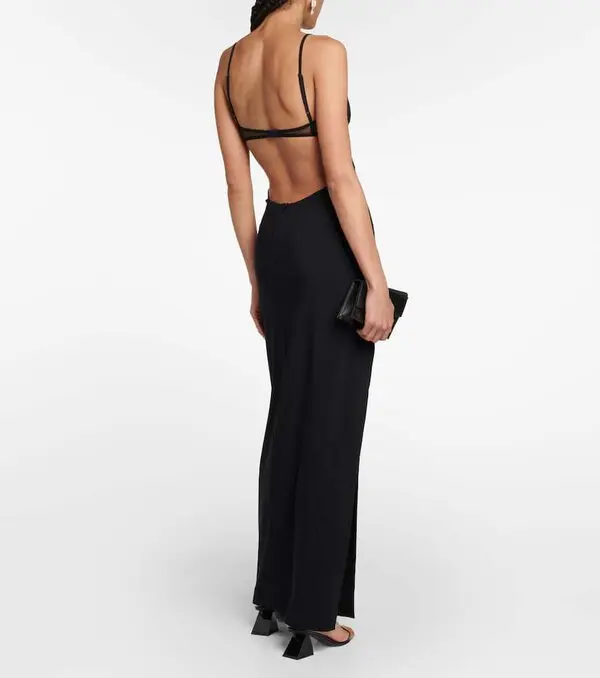 NENSI DOJAKA Embellished Maxi Dress