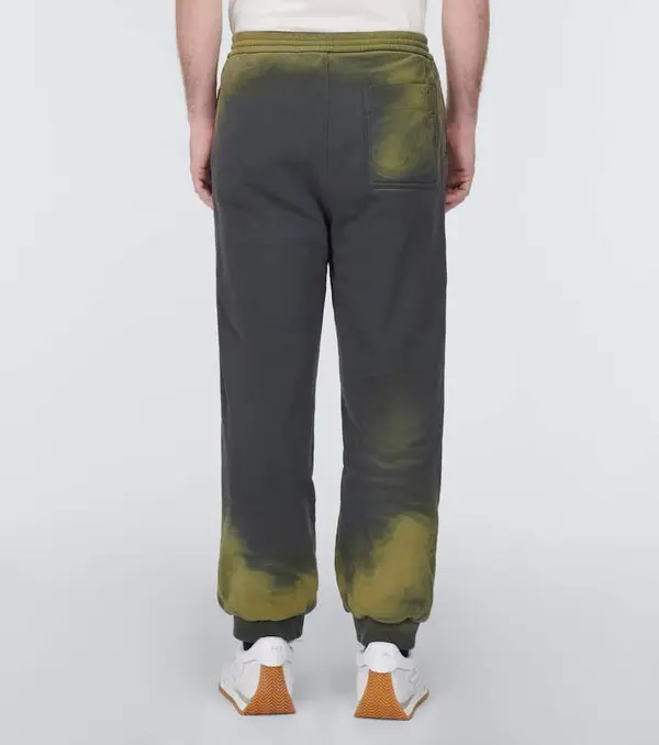 Loewe Anagram Cotton Jersey Sweatpants