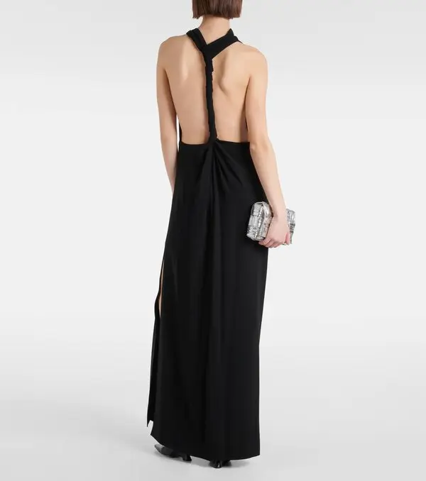 Proenza Schouler Crepe Maxi Dress - Black