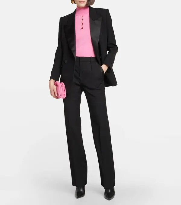 Dorothee Schumacher Cut-out Wool-blend Top