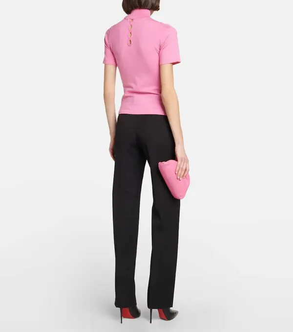 Dorothee Schumacher Cut-out Wool-blend Top