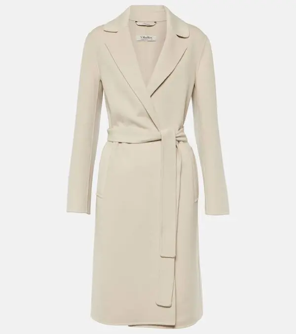 Max Mara Pauline Virgin Wool Wrap Coat