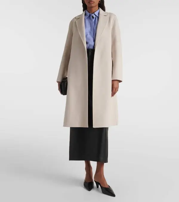 Max Mara Pauline Virgin Wool Wrap Coat