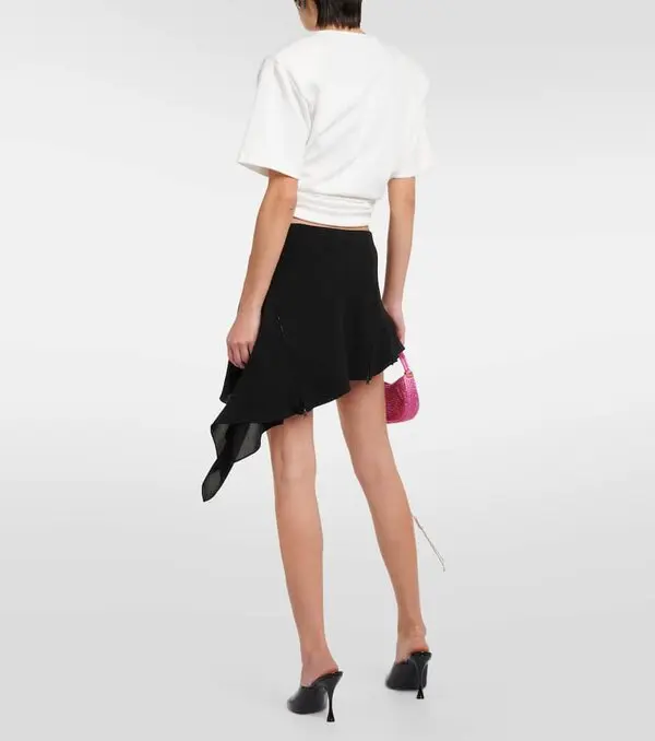 Magda Butrym Gathered Cotton Jersey Top