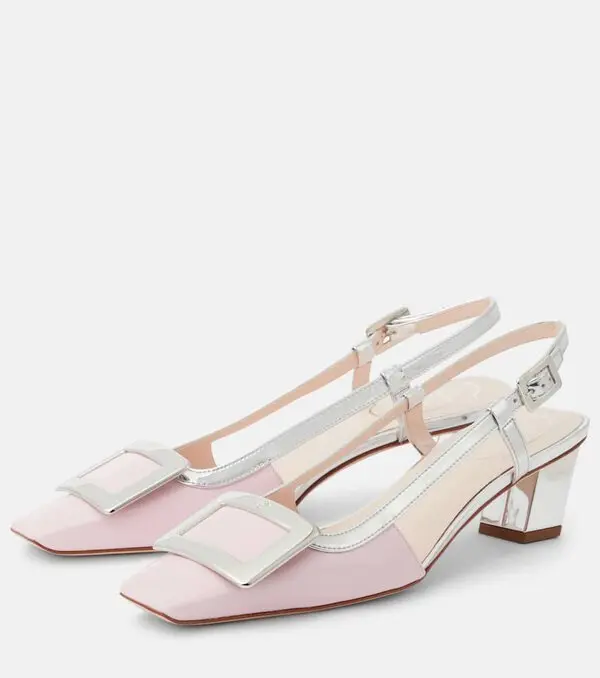 ROGER VIVIER Belle Vivier Slingback Pumps - Pink