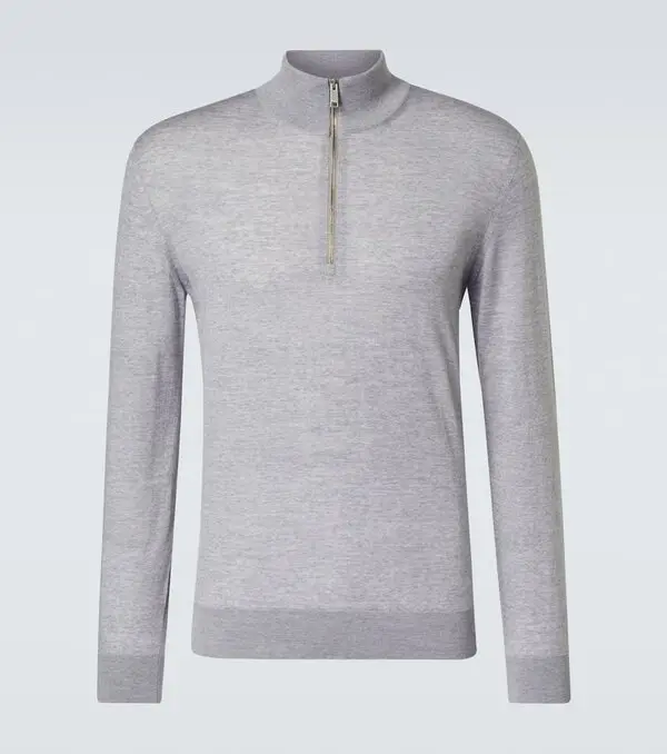 Zegna Wool Half-zip Sweater