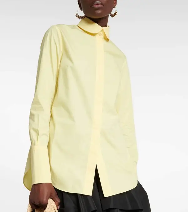 PATOU Oversized Cotton Poplin Shirt