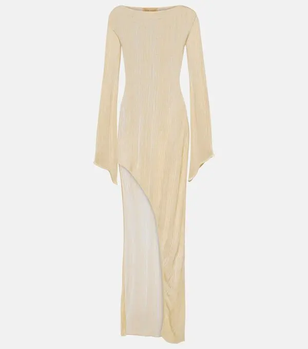 AYA MUSE Myda Knitted Maxi Dress - Beige