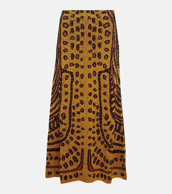 Altuzarra Snell High-rise Maxi Skirt - Yellow