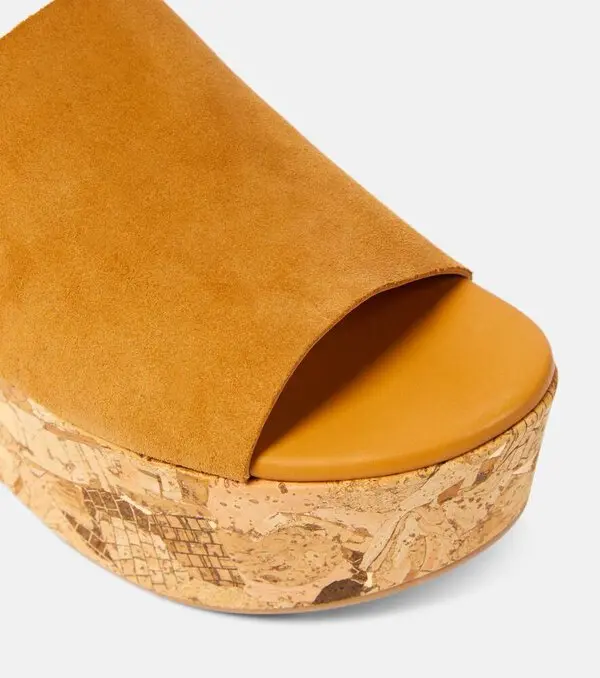 See By Chloé Liana 70 Suede Platform Mules